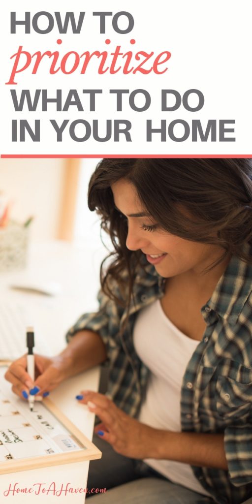How to Prioritize What to Do in Your Home - Home to a Haven